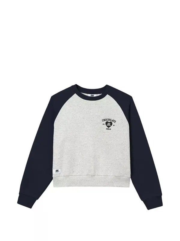 CHOCOOLATE Logo-print Raglan Sleeve Sweater