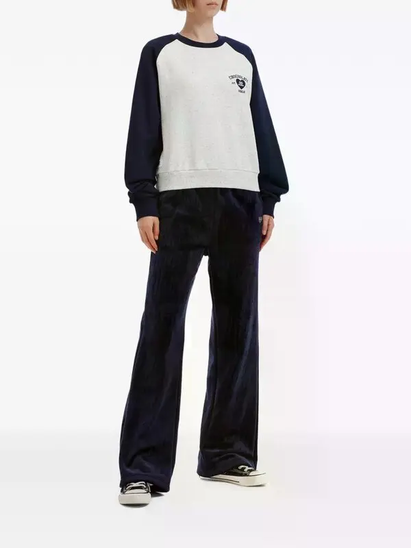 CHOCOOLATE Logo-print Raglan Sleeve Sweater