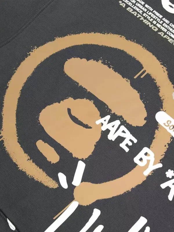 AAPE BY *A BATHING APE Graffiti-print Hoodie