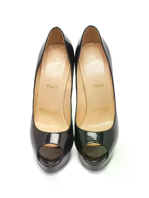 CHRISTIAN LOUBOUTIN Lady Peep Platform Pumps