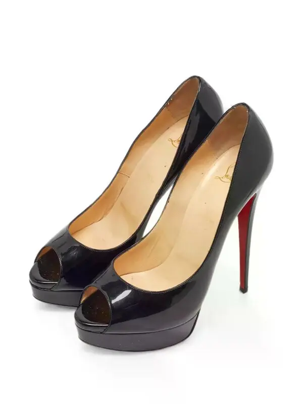 CHRISTIAN LOUBOUTIN Lady Peep Platform Pumps