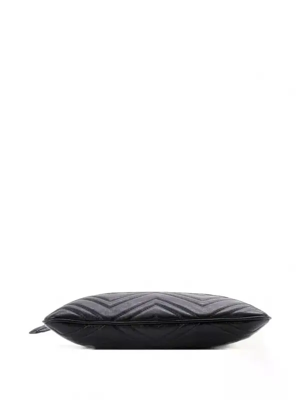 Gucci Gg Marmont Matelasse Leather Small Clutch Bag