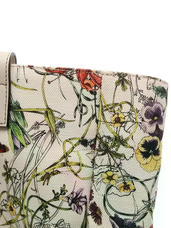 Gucci Canvas Flora Tote Bag
