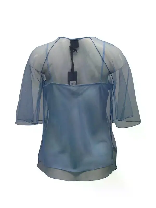Pinko Sheer Floral Embellished Blouse