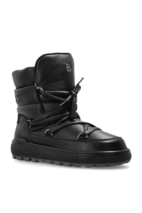 Bogner Leather Lace-up Snow Boots