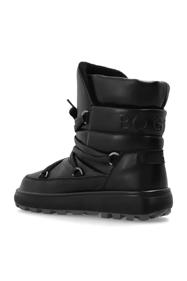 Bogner Leather Lace-up Snow Boots