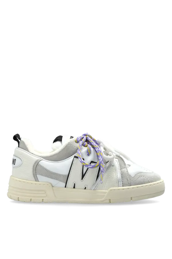 Moschino Sports Shoes With Logo - White