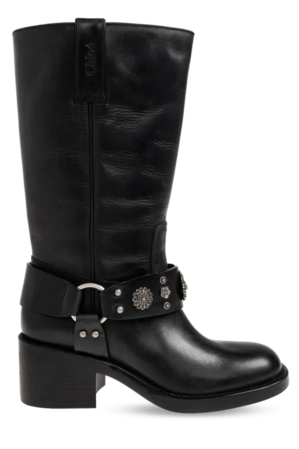 Chloé Dakota’ Leather Cowboy Boots