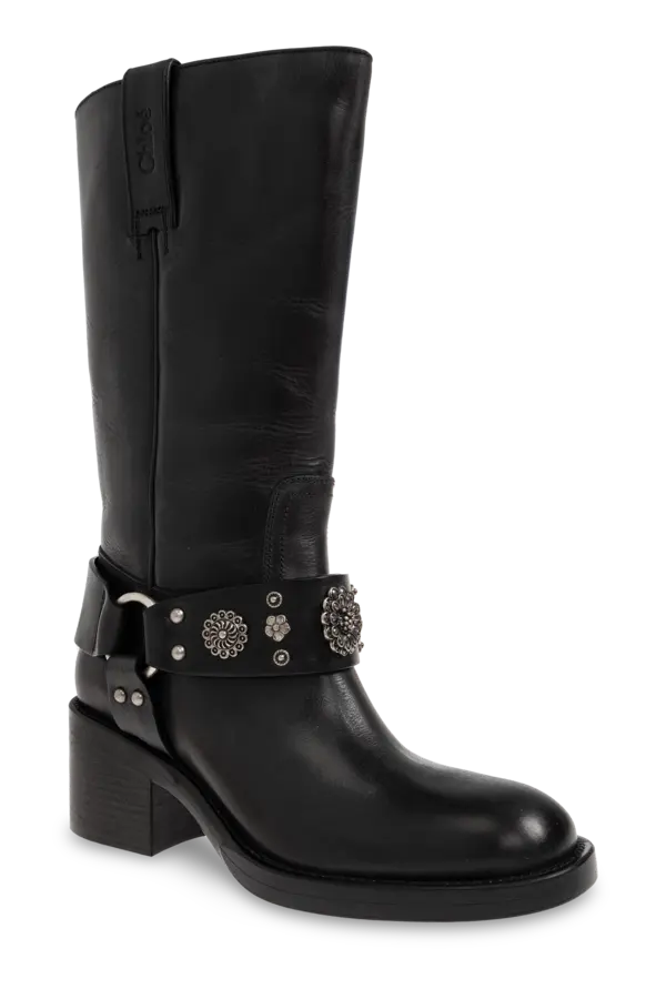 Chloé Dakota’ Leather Cowboy Boots
