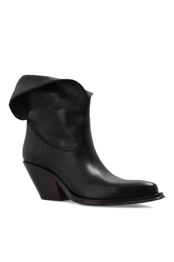 Chloé Azelan’ Leather Cowboy Boots