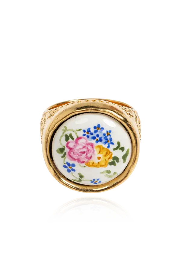 Chloé Bloomcraft Brass Ring - Gold