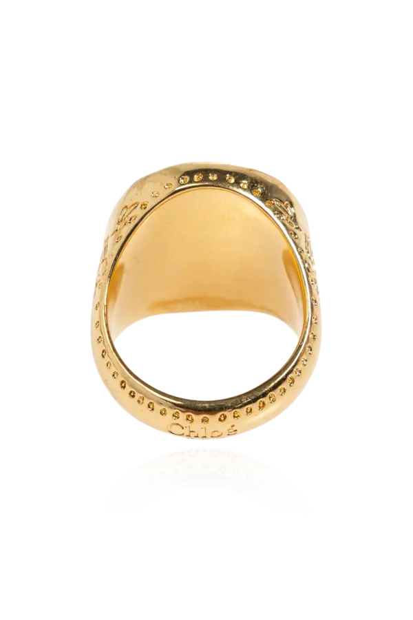 Chloé Bloomcraft Brass Ring - Gold