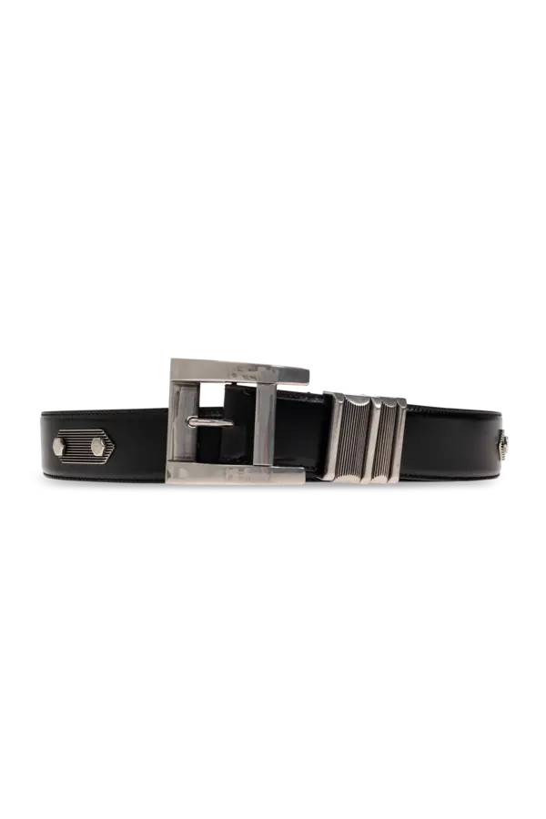 Versace Leather Belt - Black