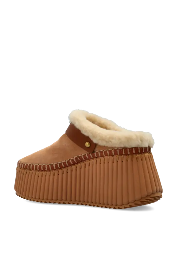 Chloé Nama’ Suede Platform Shoes