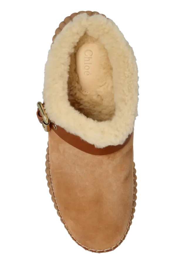 Chloé Nama’ Suede Platform Shoes