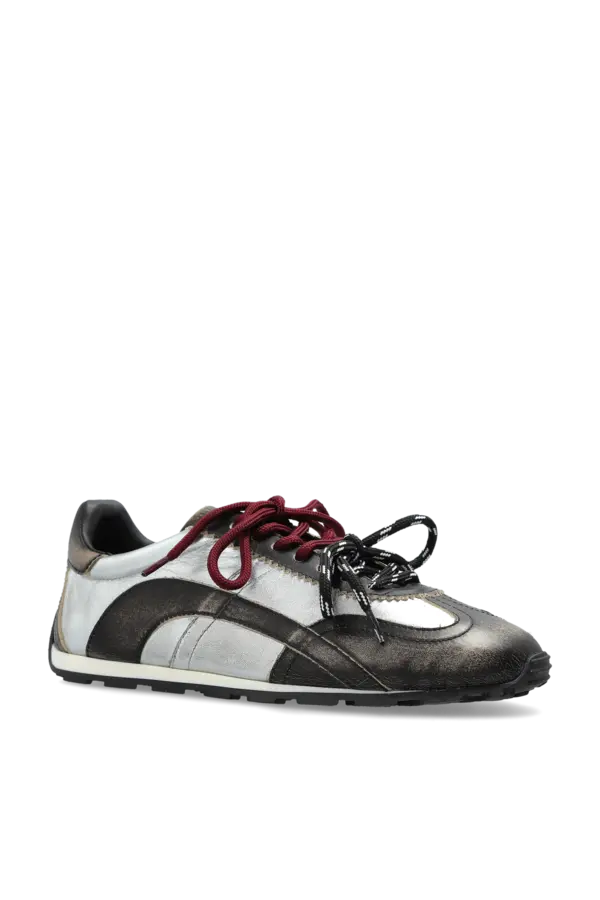 Dsquared2 Dc-642" Metallic Low Top Sneakers