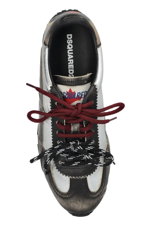 Dsquared2 Dc-642" Metallic Low Top Sneakers