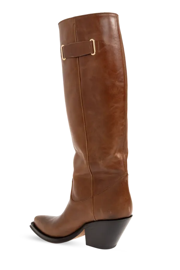 Chloé Azelan’ Leather Cowboy Boots