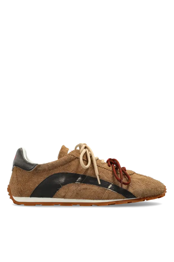 Dsquared2 Dc-642" Suede Low-top Sneakers - Brown