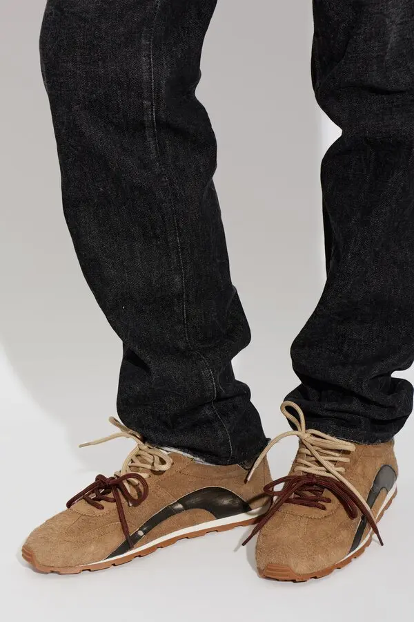 Dsquared2 Dc-642" Suede Low-top Sneakers - Brown