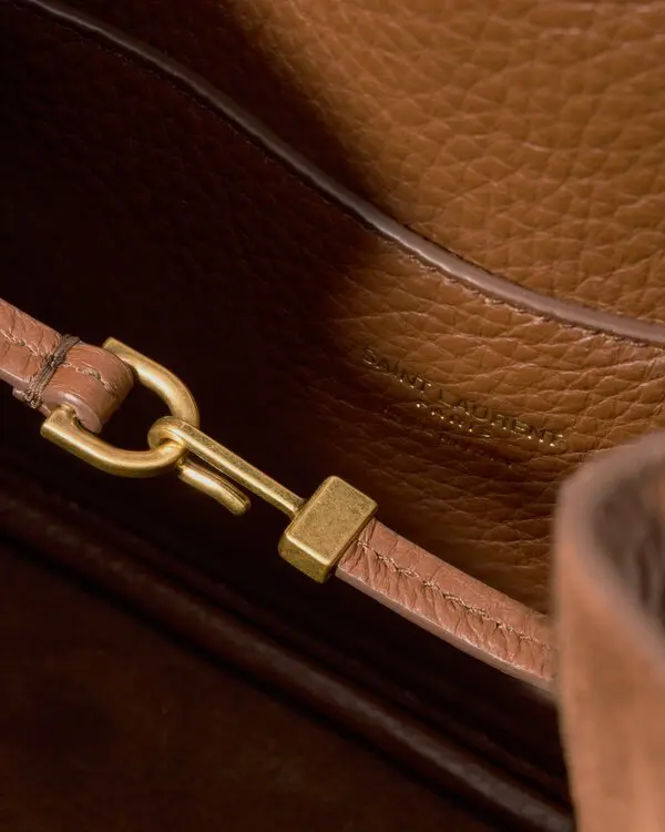 Saint Laurent Le 5 À 7 Baby Bea Bag - Toasted Brown