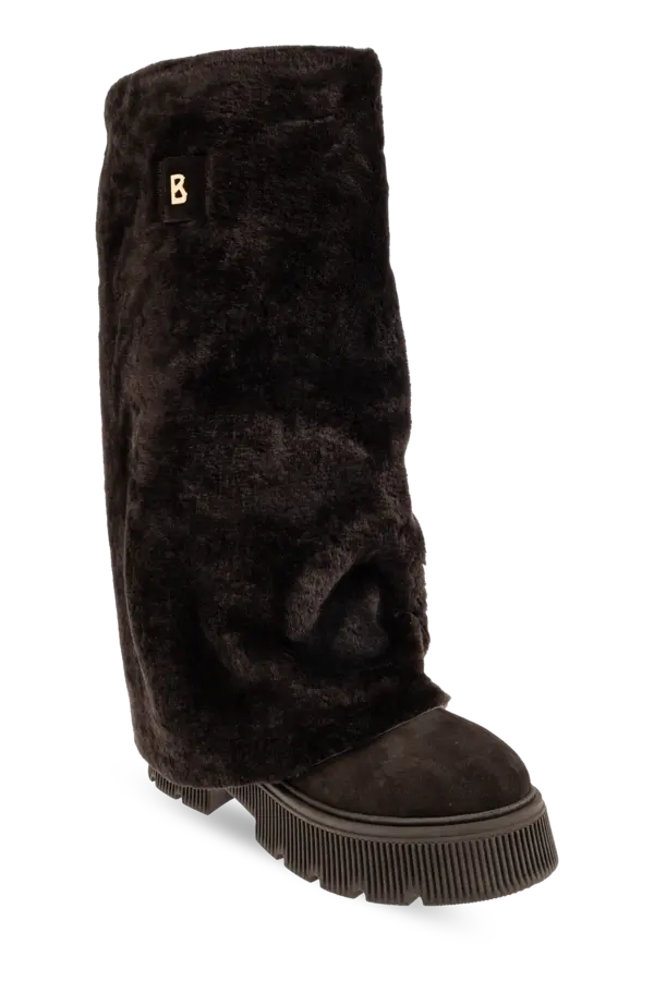 Bogner Turin Suede And Faux Fur Knee-high Boots