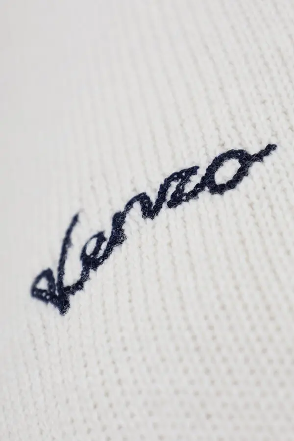 Kenzo Embroidered Logo Wool Cardigan