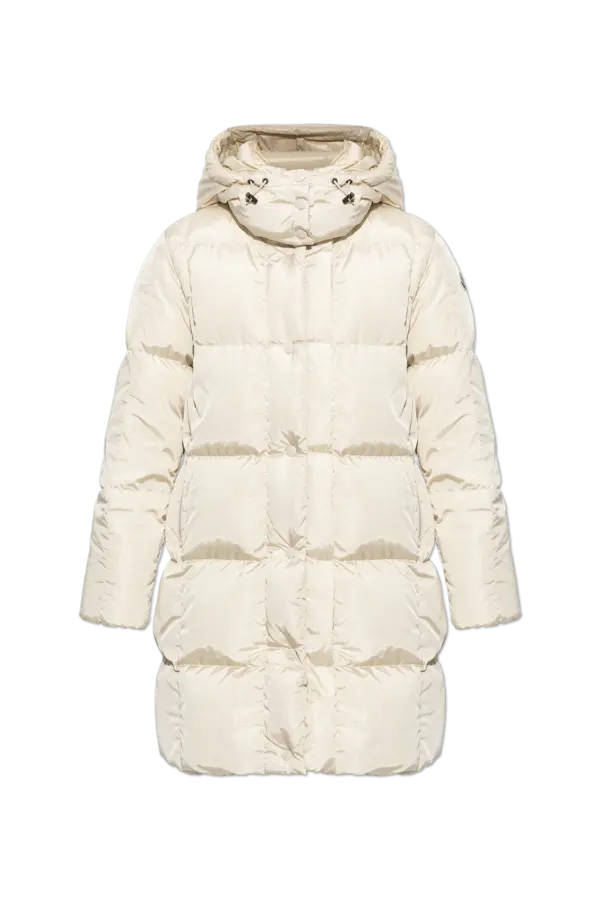 Moncler Litte' Down Puffer Coat - Cream