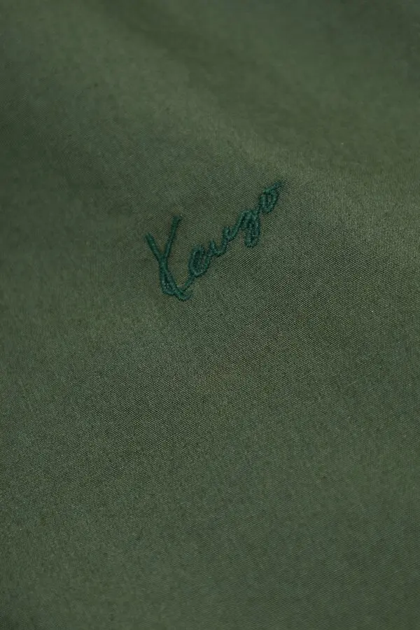 Kenzo Cotton Top With Embroidered Logo