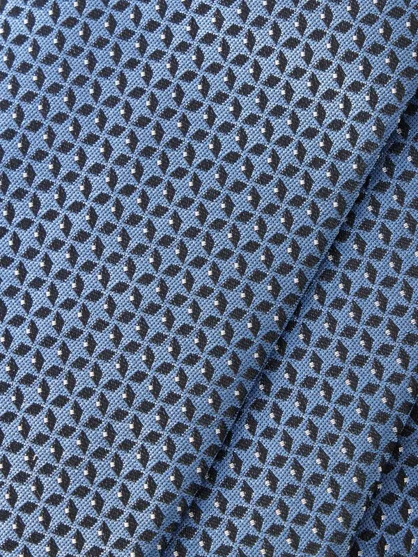 Zegna 8cm Silk Jacquard Tie