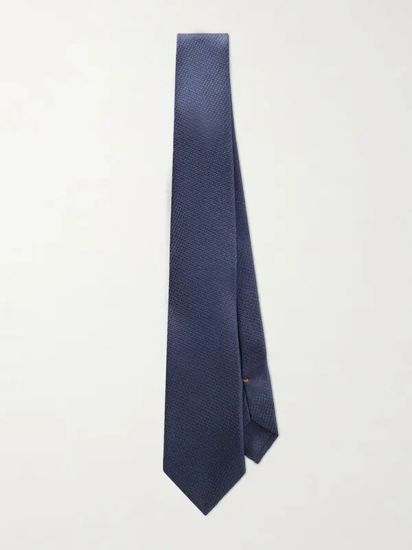 Zegna 8cm Silk-jacquard Neck Tie