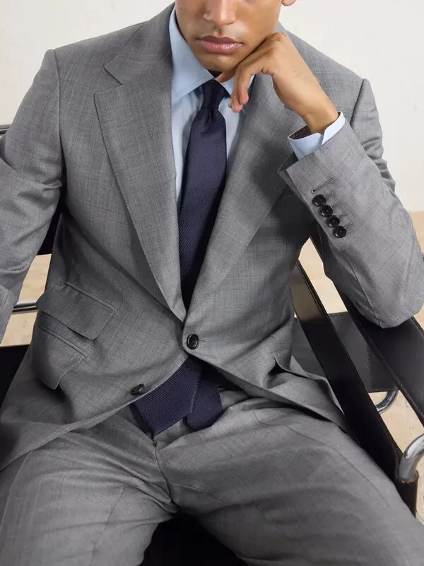 Zegna 8cm Silk-jacquard Neck Tie