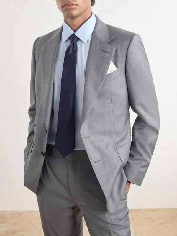 Zegna 8cm Silk-jacquard Neck Tie