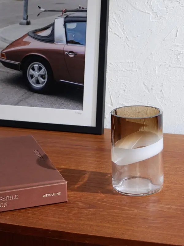 Brunello Cucinelli Gradient Glass Vase