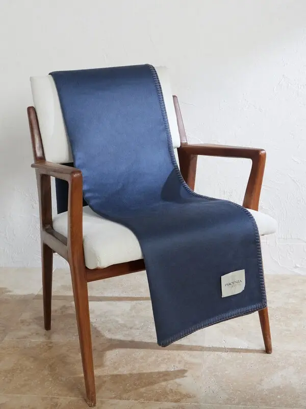 PIACENZA CASHMERE 1733 Cashmere Throw - Blue
