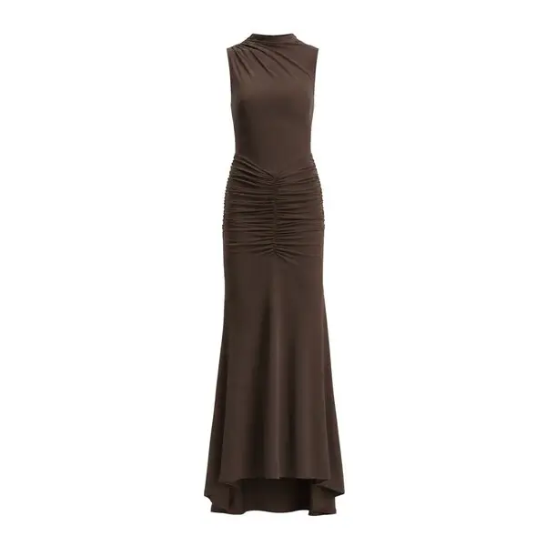 OW Elina Bodycon Maxi Dress - Brown