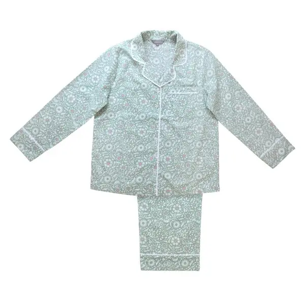 LIME TREE DESIGN Flora Pastel Cotton Pyjamas