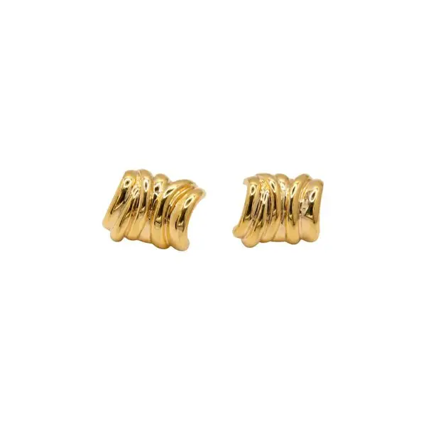 UCHI & SOTO Kin Molten Structured Stud Earrings