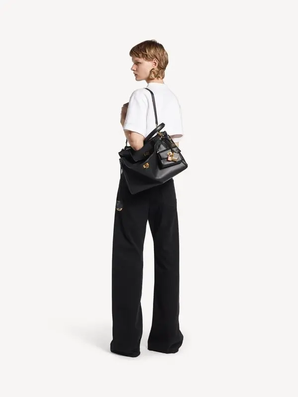 Balenciaga Rodeo Medium Tote In Smooth Calfskin Leather