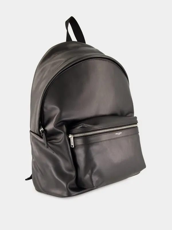 Saint Laurent City Backpack With Removable Tassels In Calfskin