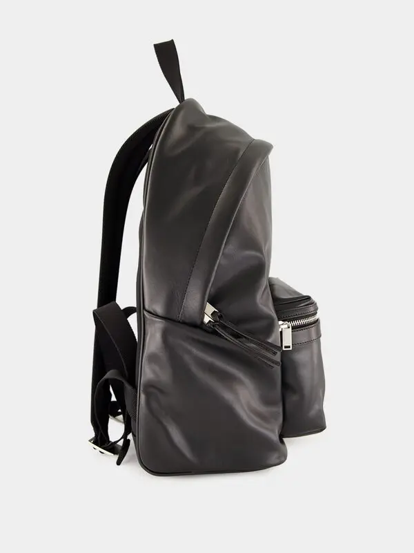 Saint Laurent City Backpack With Removable Tassels In Calfskin
