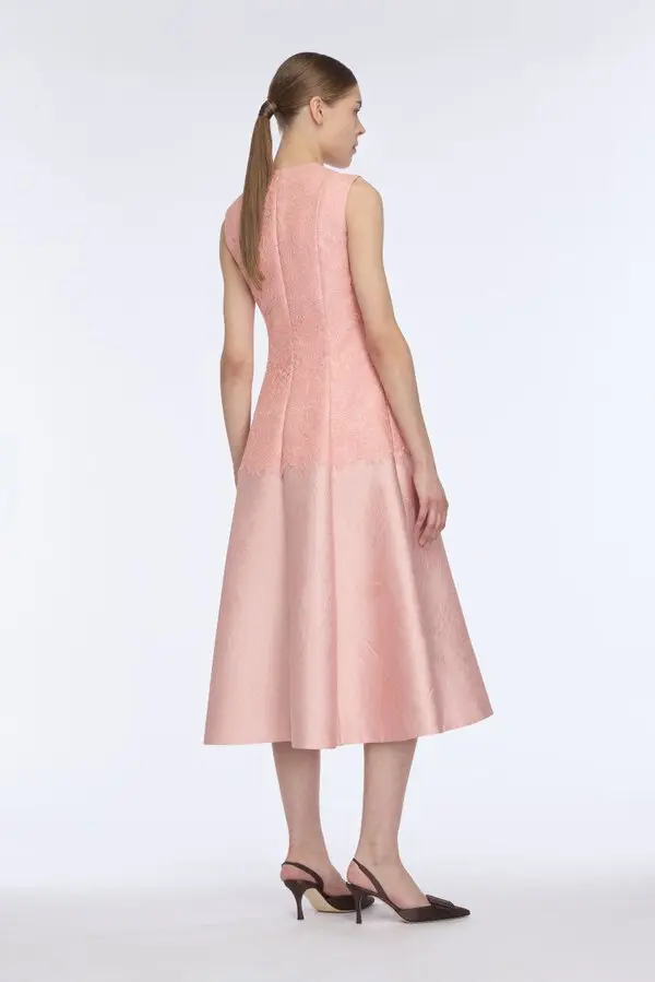 EMILIA WICKSTEAD Mara Dress In Embossed Cloque