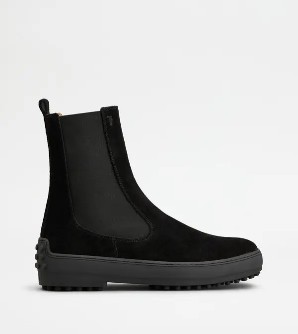 TOD'S Suede Winter Gommino Ankle Boots