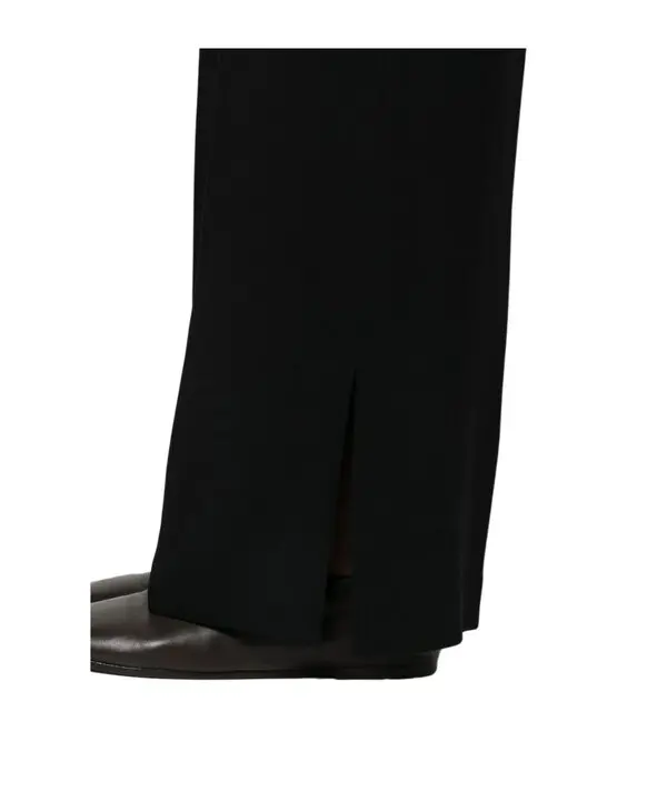 Alberto Biani Wide-leg Trousers With Elasticated Waistband And Side Slits