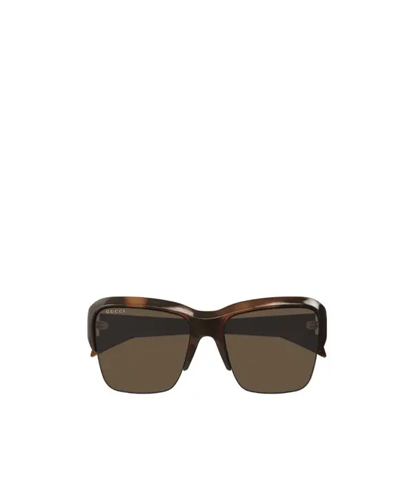Gucci Square Frame Sunglasses - Havana