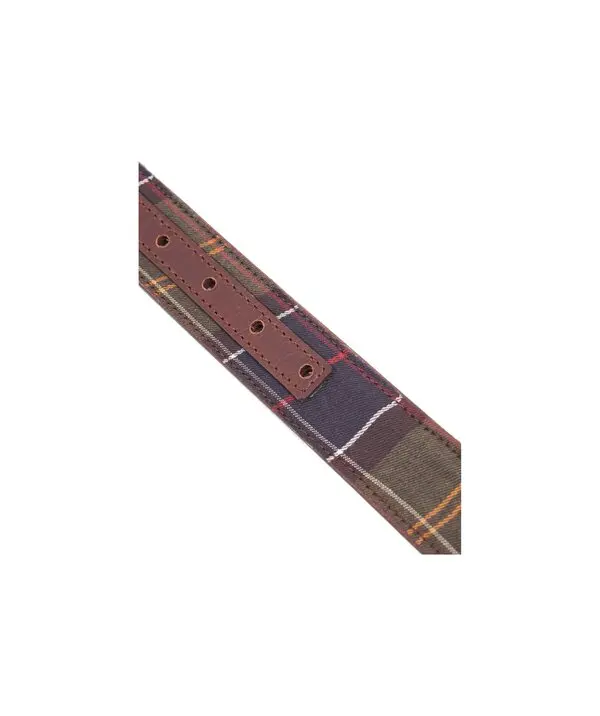 Barbour Logo Engraved Reversible Buckle Belt