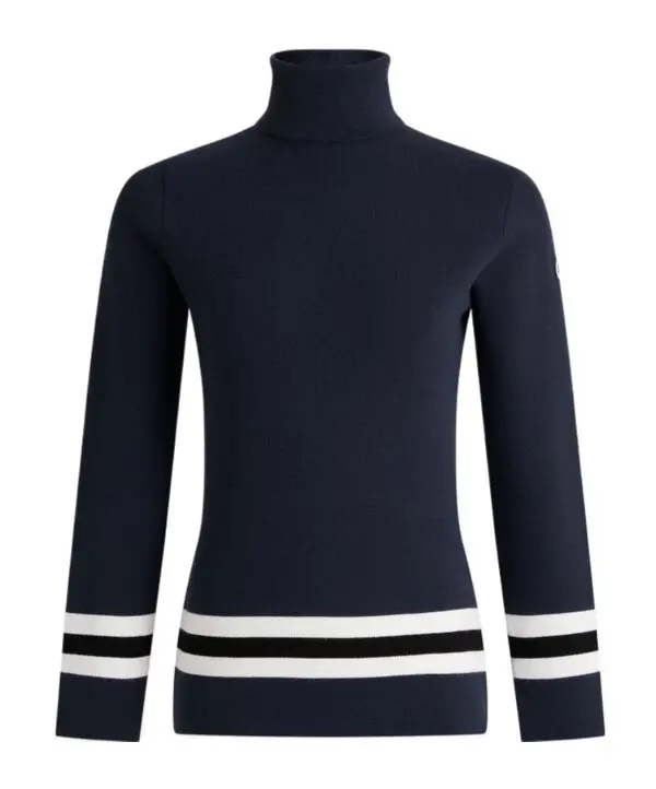 Fusalp Judith Ski Knit Turtleneck Jumper - Marin/neige