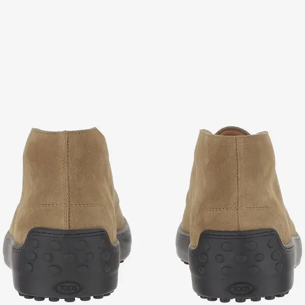 TOD'S Suede Lace-up Desert Boots