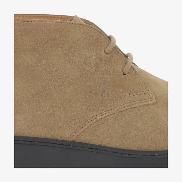 TOD'S Suede Lace-up Desert Boots