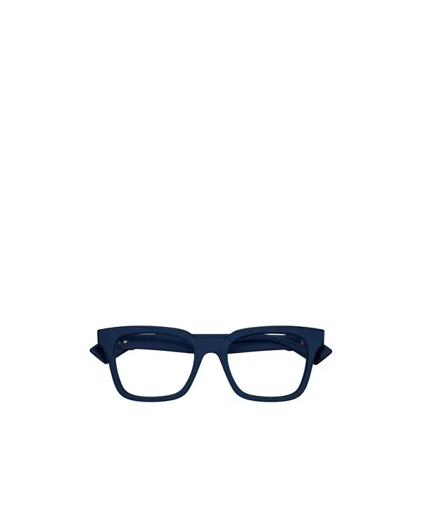 Gucci Square Frame Glasses - Metallic Blue